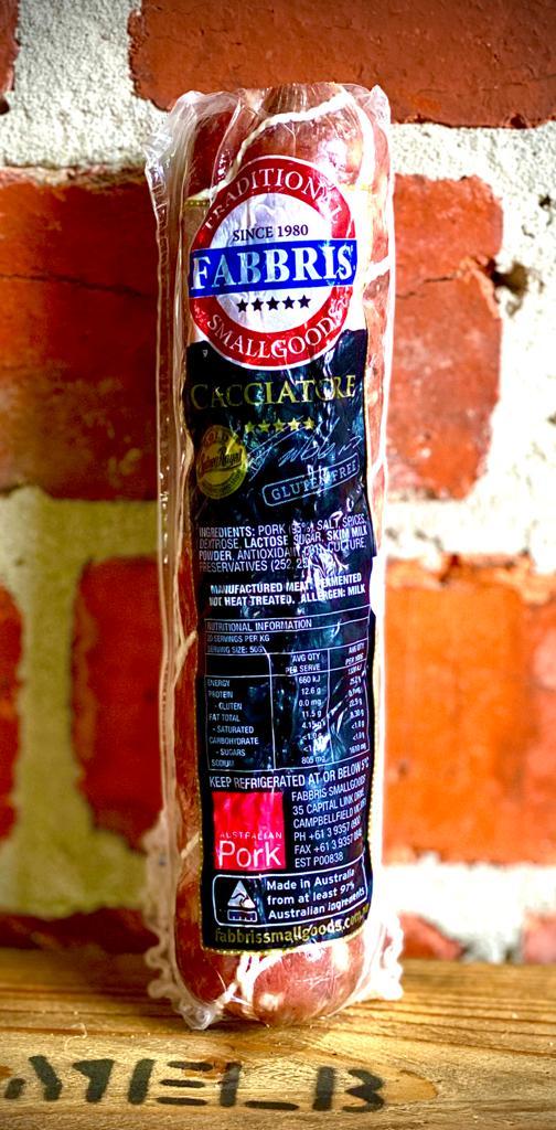 Salami - Cacciatore whole (HOT) **GOLD MEDAL winner** by Fabbris