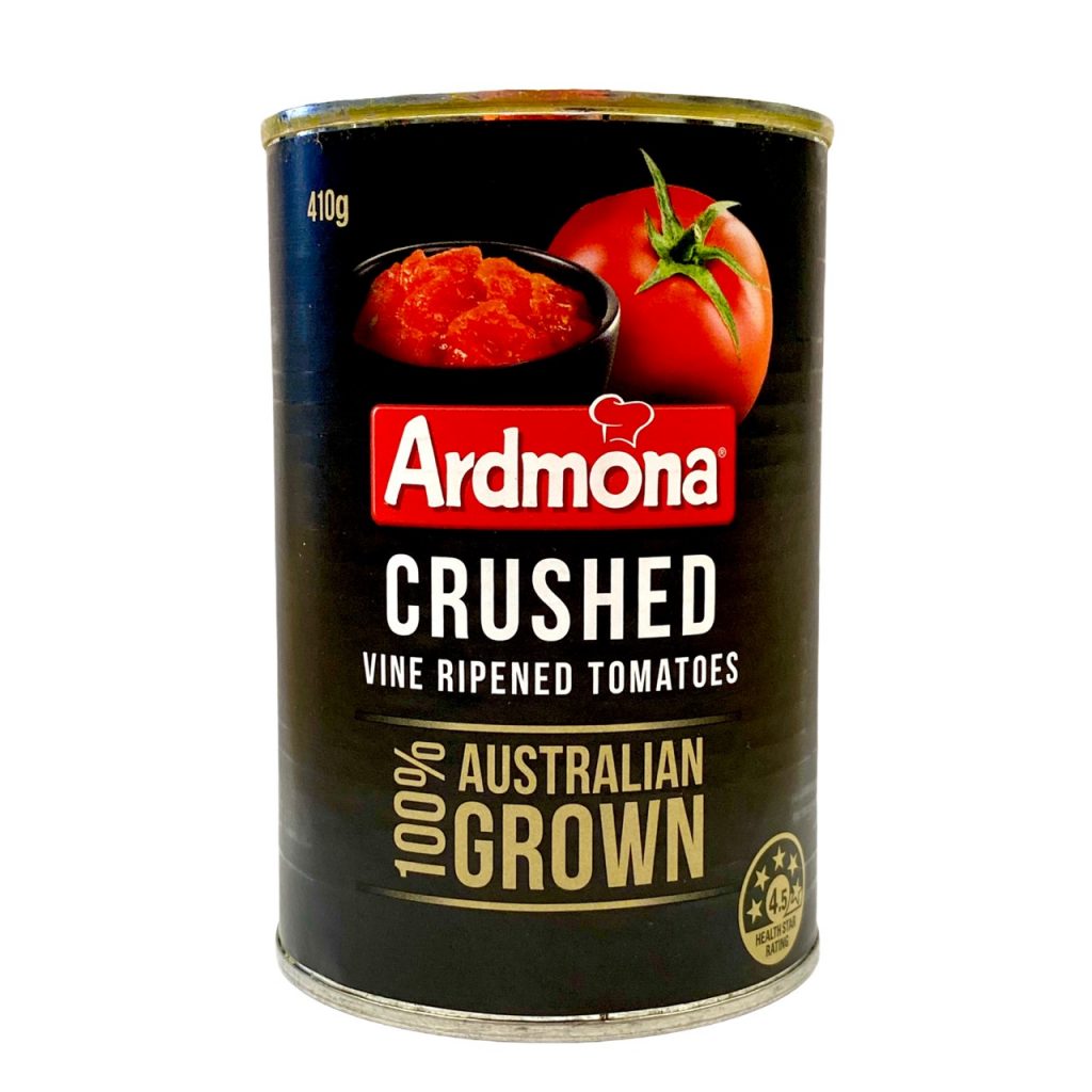 Tomato - Crushed Vine Ripened Tomates by Ardmona 410g