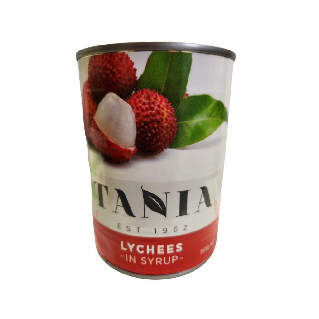 Lychees - In syrup (PITTED) by Tania - Biviano Direct