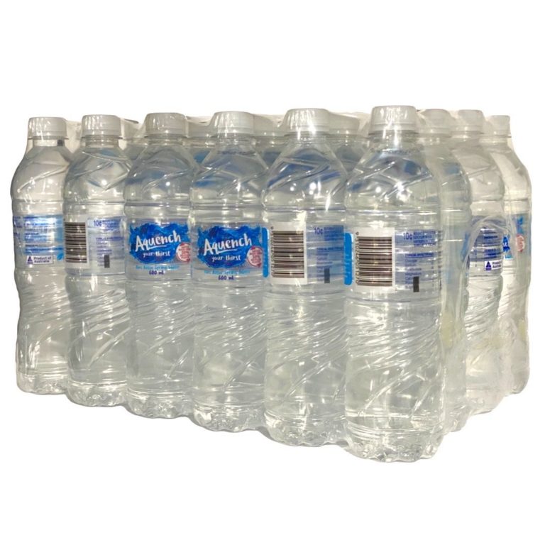 Natural Spring Water Plastic Bottles 600ml 24 pack - Biviano Direct
