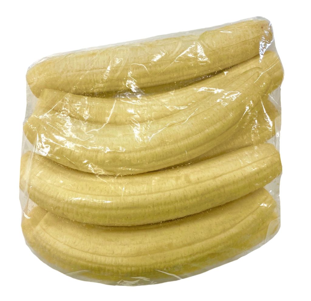Banana 1Kg Peeled & Frozen Pack - Biviano Direct