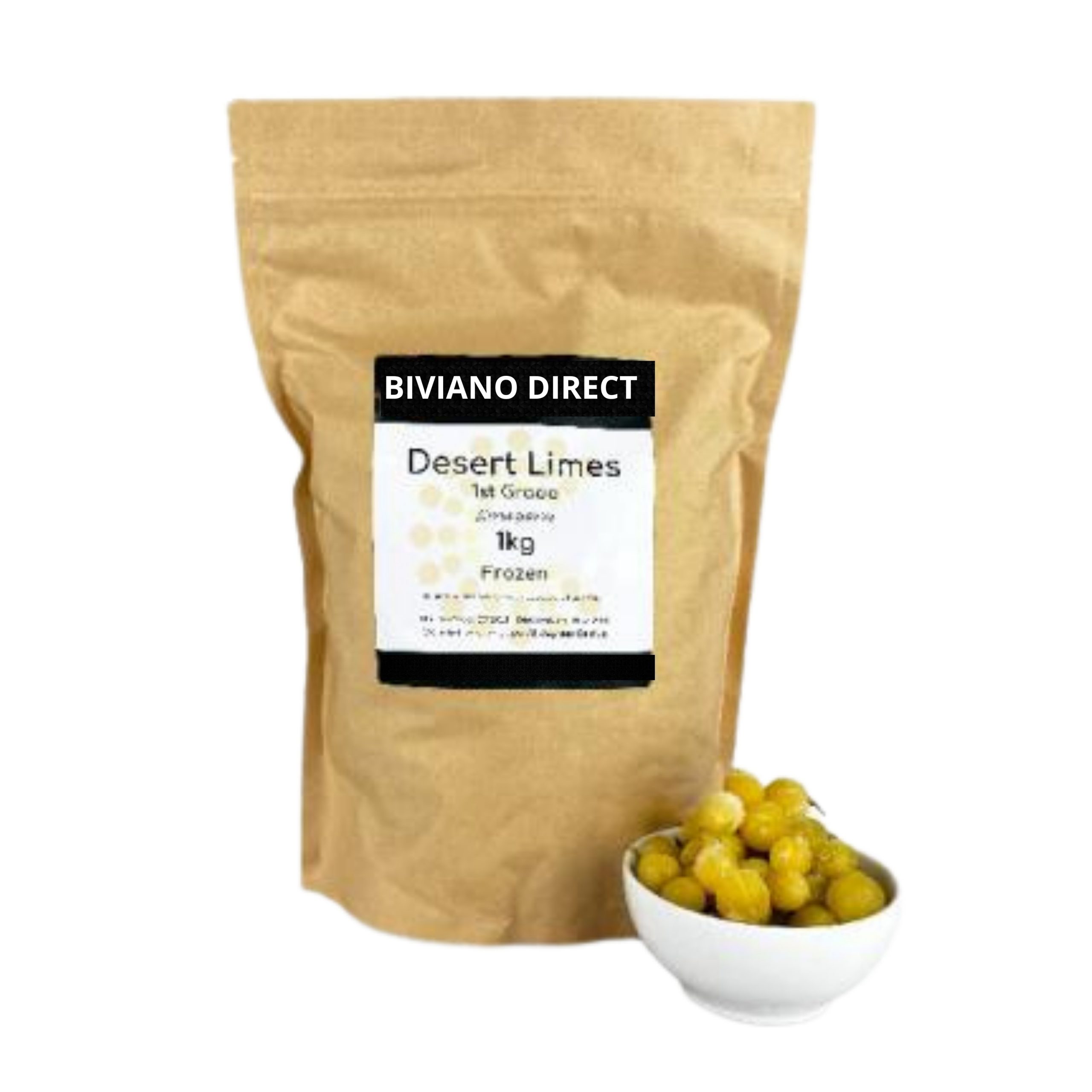Limes - Desert Limes Australian Native Fruit (Frozen) - Biviano Direct