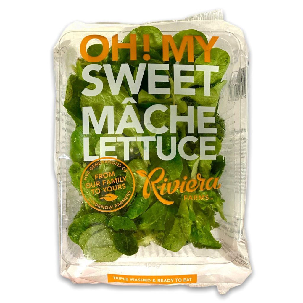 Salad - Mache/Lambs Tongue Leaves 100g packet - Biviano Direct
