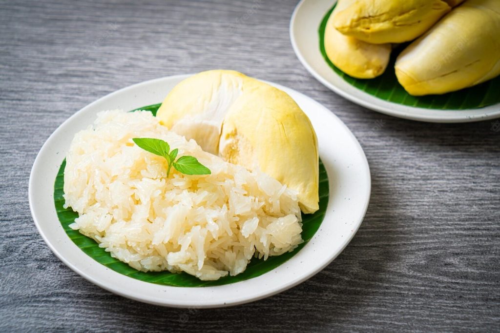 Frozen Durian Sticky Rice with Coconut Milk | 180g - Biviano Direct
