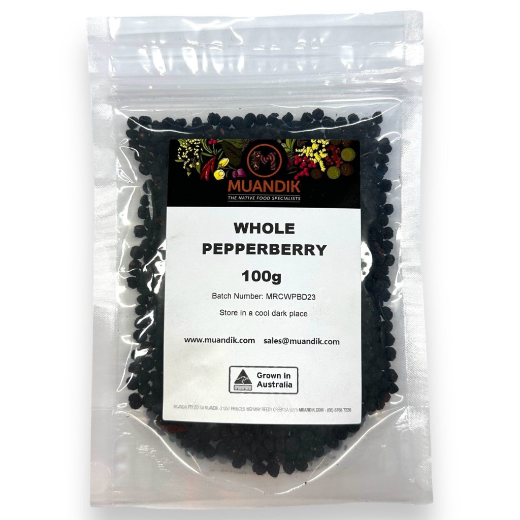 Whole Pepperberry 100g by Muandik - Biviano Direct