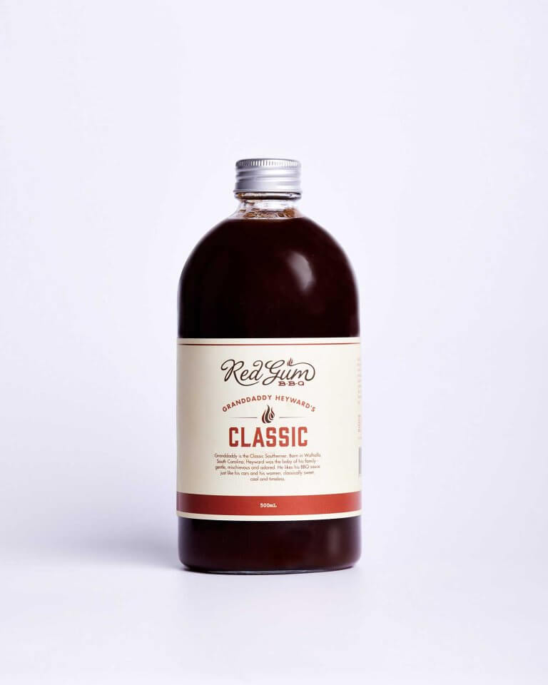 Granddaddy Heyward’s Classic Sauce by Red Gum BBq 500ml - Biviano Direct